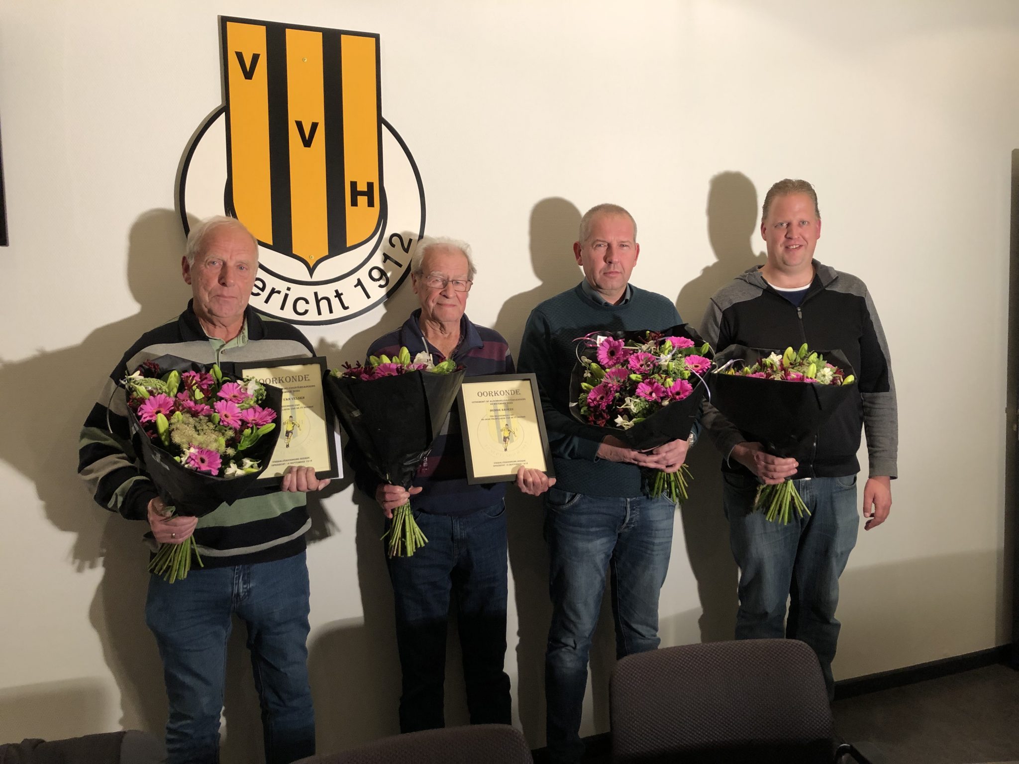 Huldiging leden vv Heerde | VV Heerde